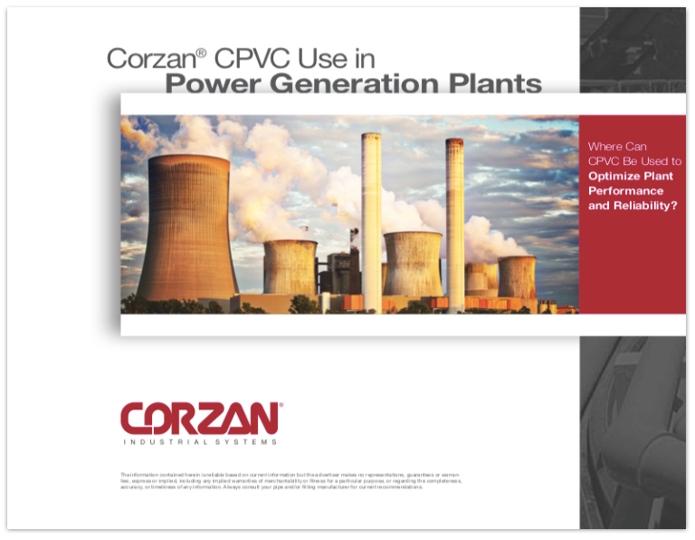 CPVC Use in Power Generation Plants | Corzan | Corzan