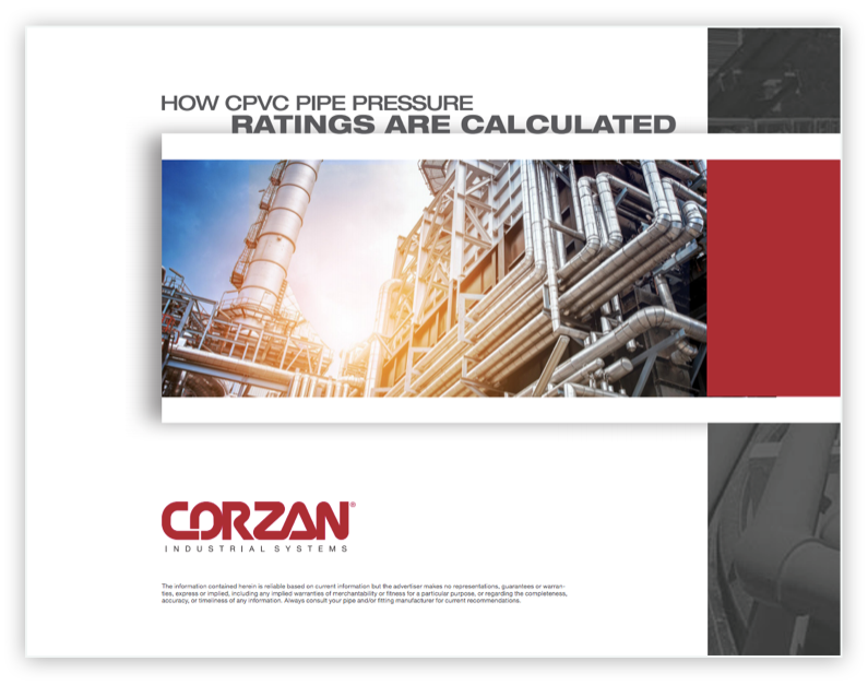 Download the CPVC Pipe Pressure Ratings White Paper | Corzan