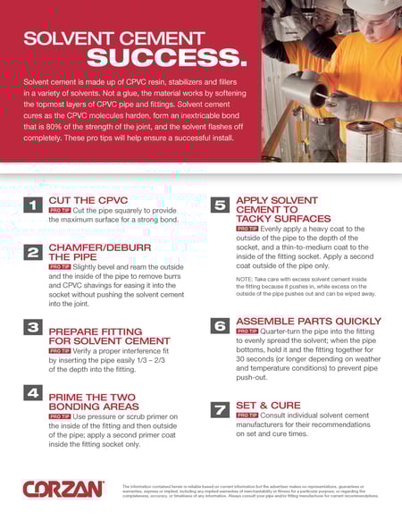 Solvent Cement Success – It’s Math and Science in Seven Steps | Corzan ...